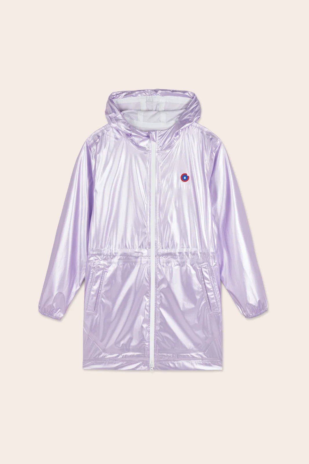 Versailles | Long metallic waterproof jacket - Flotte